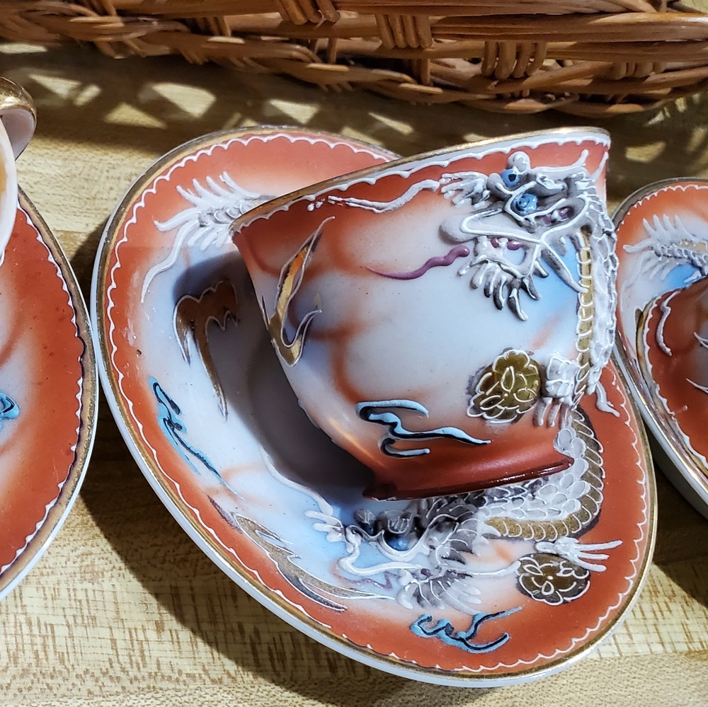 Handcrafted Tea Set Of 3 - Gem